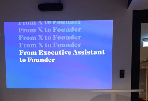 Event Report 17 From Executive Assistant To Founder An Interactive Fireside Chat