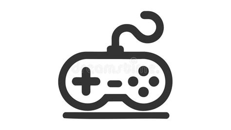 Minimal Gaming Symbol Stream Modern Games Wireless Controller Icon