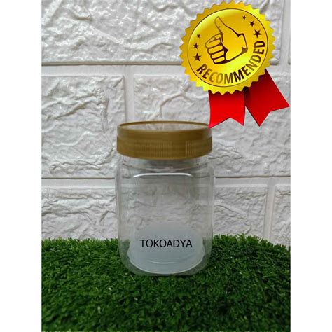 Jual Toples Plastik Kotak 150 Ml Toples Coklat Toples Mini Toples