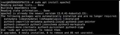 how to configure the apache web server on an ubuntu or debian vps