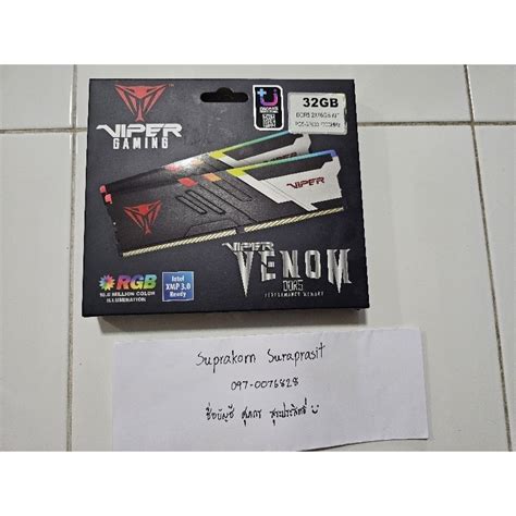 มือ1 พร้อมส่ง Ram Viper Ddr5 Rgb 32gb Bus 7200 Shopee Thailand