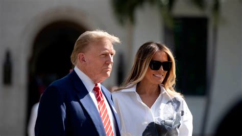 Melania Trump Votes Florida Primary With Former President In Palm Beach