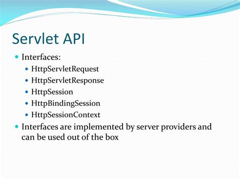 ppt the java servlet api powerpoint presentation free download id