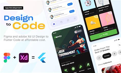 Convert Figma To Flutter Code Ui To Code Prototype To Flutter By