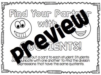 Find Your Partner With Quotients Quotient Sort By For The Love Of Birds