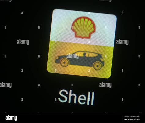 Royal Dutch Shell PLC Shell Application Icon On Computer Display