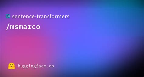 sentence-transformers/msmarco · Datasets at Hugging Face