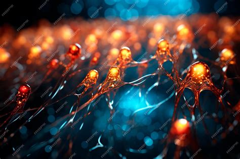 Premium Photo Molecule Structure In Space Science Background With Glowing Particlesgenerative Ai