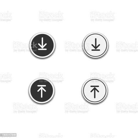 화이트 백그라운드 웹 템플릿 요소 모바일 앱 자료 Ui Ux 벡터 일러스트레이션에서 격리된 아이콘을 다운로드하고 업로드합니다 0명에 대한 스톡 벡터 아트 및 기타 이미지