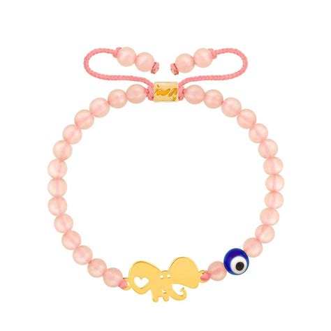 خرید آنلاین سنجاق سینه طلا بچه گانه فیل کوچک و قلب گالری پرسته