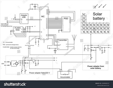 Battery Storage Electrical Diagram Images Stock Photos Vectors Shutterstock