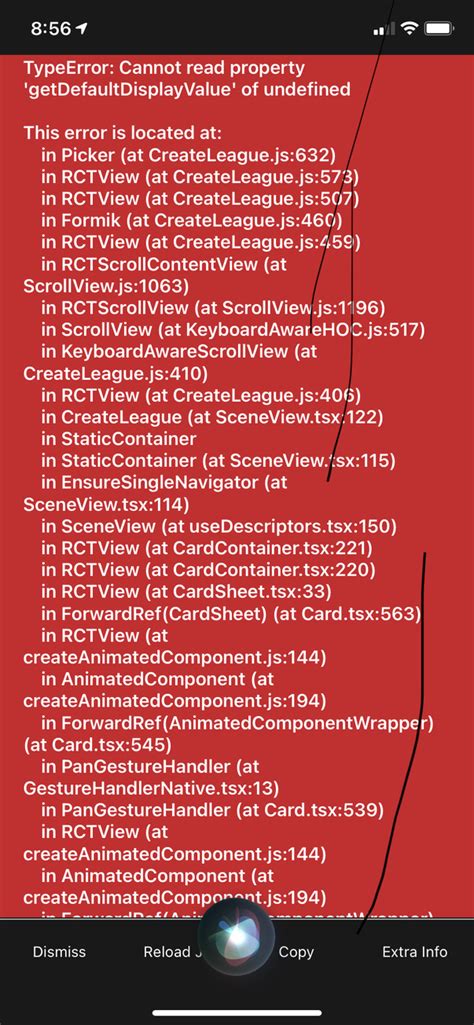 TypeError Cannot Read Property GetDefaultDisplayValue Of Undefined Issue React