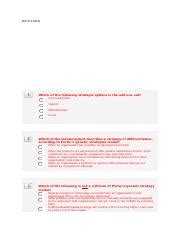 Sm Ch 4 Mcq Rough Docx SM Ch 4 MCQ Which Of The Following Strategic Options Is The Odd One Out