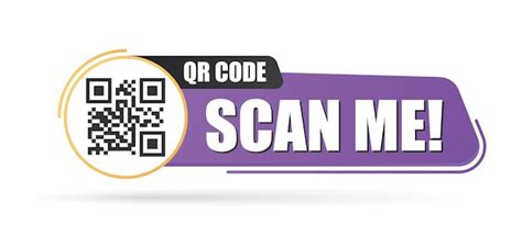 Premium Vector Qr Code Scan Me In Speech Bubble Scan Me Concept Icon