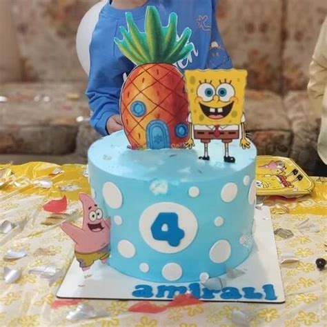 خرید و قیمت کیک تولد باب اسفنجی3کیلو گرم ارسال بصورت پس کرایه ترب