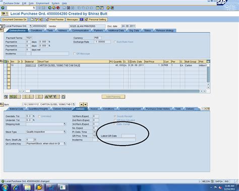 Solved Stop To Create Grn Of Partially Closed Pos Sap Community