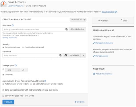 How To Create An Email Account In CPanel UKHost U