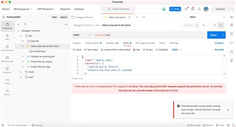 Using Pre Request Scripts In Postman To Avoid Dangerous Api Calls Full Stack Dev