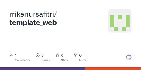 GitHub Rrikenursafitri Template Web