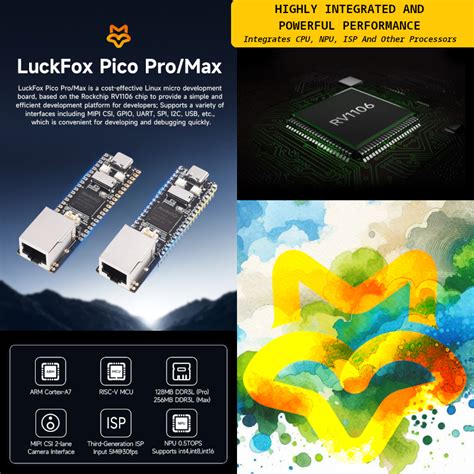 jual luckfox pico pro max rv1106 linux micro development board