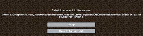 Internal Exception Ionettyhandlercodecdecoderexception Java Lang Index
