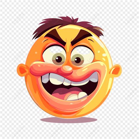 웃긴 얼굴 벡터만화상표클립 아트 Png 일러스트 무료 다운로드 Lovepik