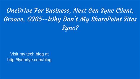 What S Going On Office And OneDrive For Business Sync Clients