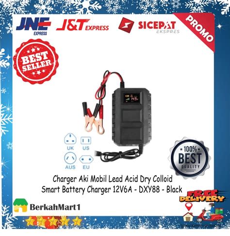 Jual Alat Cas Aki Accu Sikeo Charger Aki Mobil Motor V A Dengan LCD Shopee Indonesia