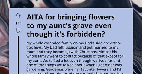 Redditor Gets Kicked Out Of Funeral For Their Unconventional Tribute To Late Aunt In