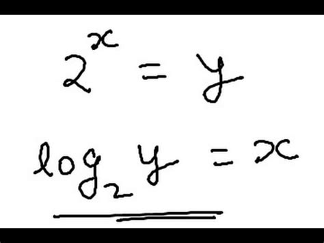 Logarithm From Dummies YouTube