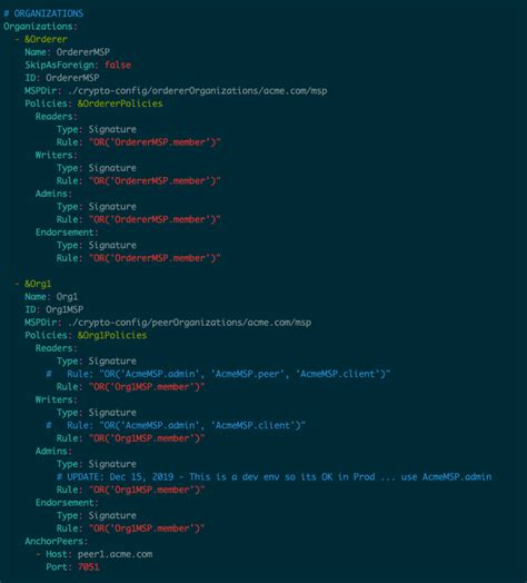 configurations in hyperledger fabric — decoding configtx yaml by