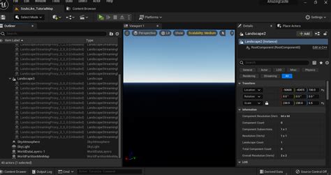 Hi Guys I Was Following Some Tutorial Creating Some Landscape The Landscape Went Black After I
