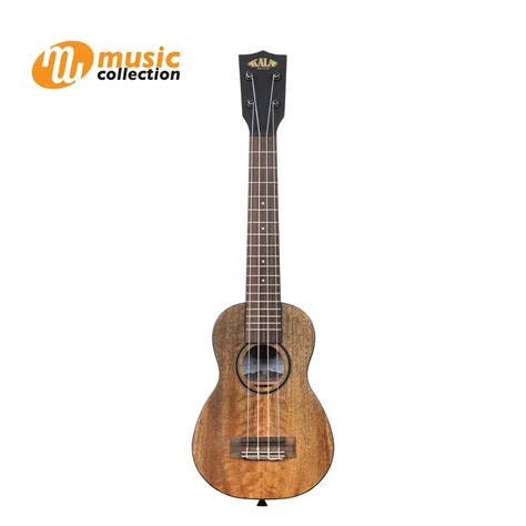Kala Curly Mango Long Neck Soprano Ukulele Free Bag Music Collection