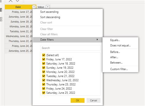 powerbi dataset view cannot be filtered microsoft fabric community