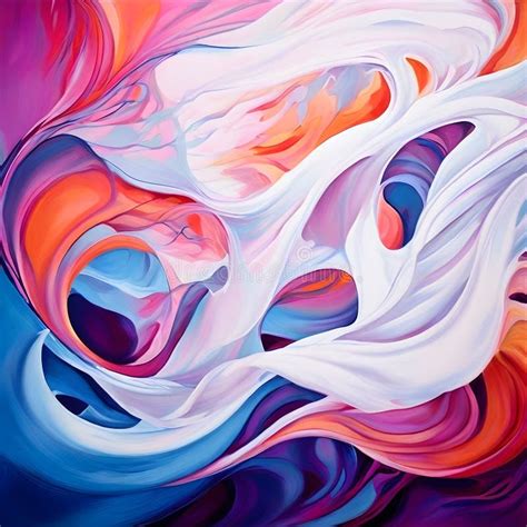 Abstract Background Featuring Intricate Flowing White Lines Over A