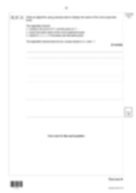 Actual 2024 Aqa Gcse Computer Science 85251a 85251b 85251c Paper 1 Qp Mark Scheme Exams