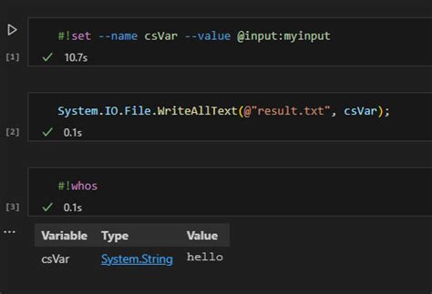 unable to set a variable with set · issue 85 · jonsequitur dotnet