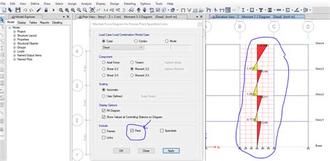 solved axial and shear forces for walls autodesk community