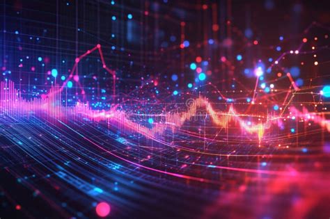An Abstract Representation Of Financial Growth With Digital Graphs And