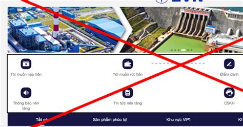 EVN cảnh báo tình trạng trang web giả mạo thương hiệu