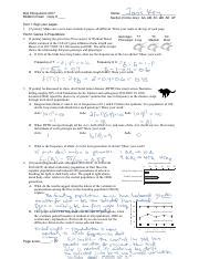 MidtermAu Key Pdf Name Section Circle One AA AB AC AD AE AF Biol Autumn Midterm