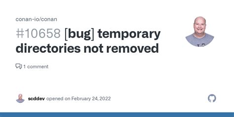 Bug Temporary Directories Not Removed Issue 10658 Conan Io Conan