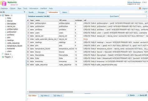 Web Servers And SQLITE Editors Rethink Scargill S Tech Blog
