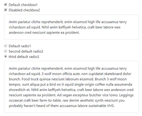 応用編bootstrap Checkboxes and radios Collapse tomisan com