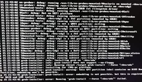 Problème Grub Installation Debian 10 En Raid5 Support Debian