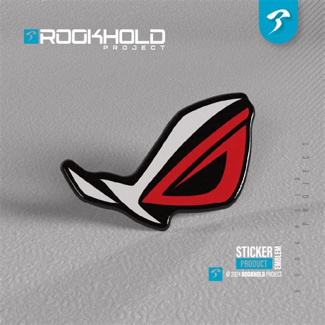 Jual Stiker Emblem Rog Stiker Timbul Rog Logo Stiker Pc Shopee Indonesia