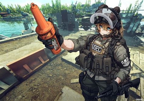 Epakim Escape From Tarkov Original Absurdres Commentary English