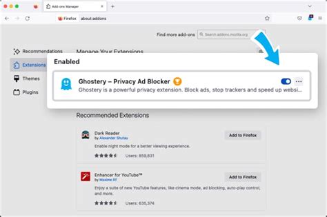 How To Install Extensions Add Ons In Mozilla Firefox Ghostery