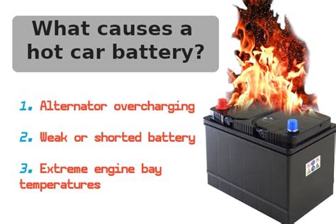 Help! Why is my car battery hot to the touch!?