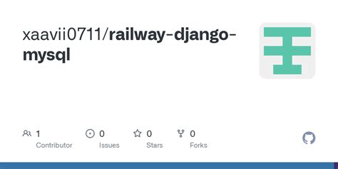 GitHub Xaavii Railway Django Mysql